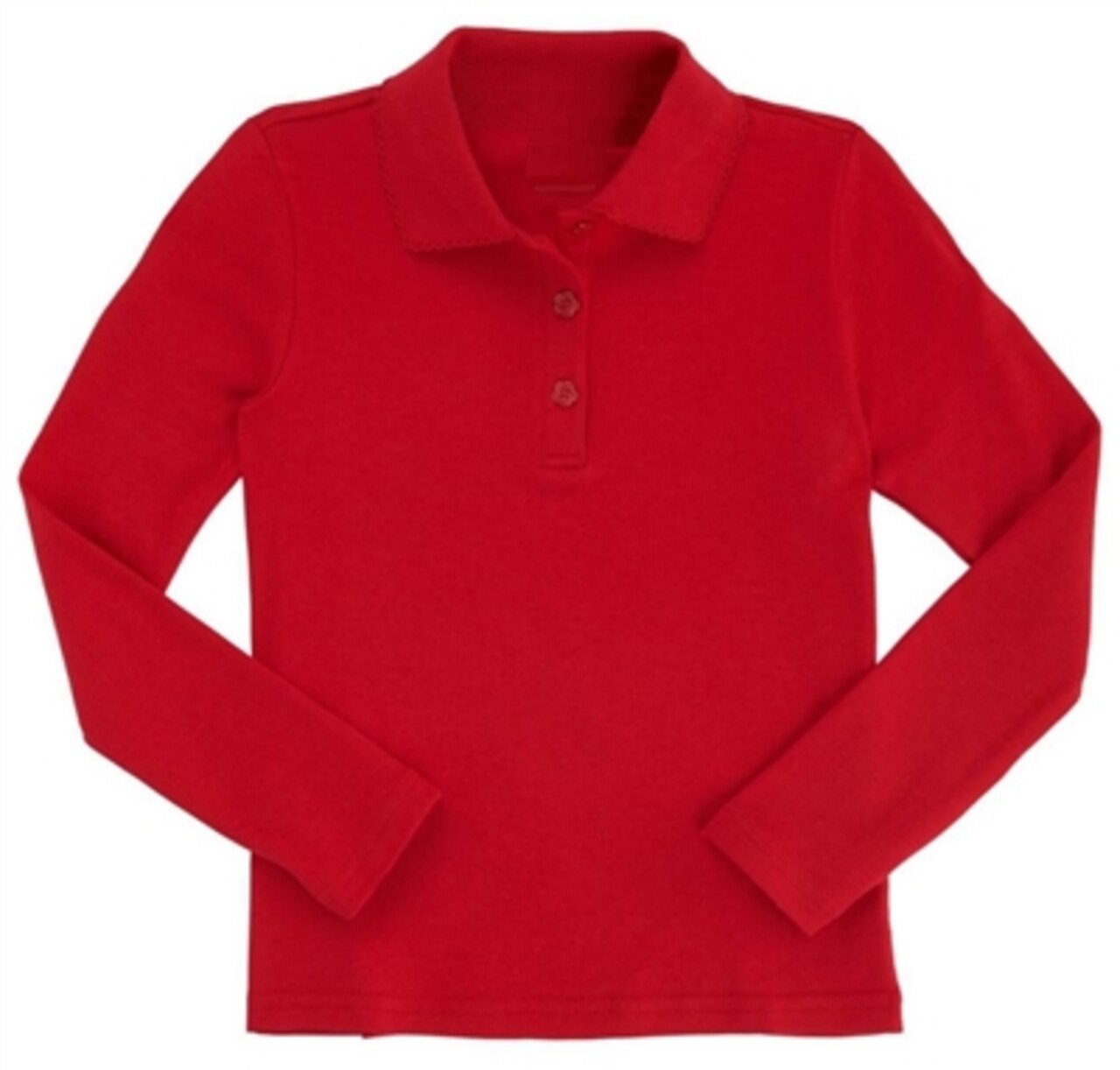 Girls Long Sleeve Polo T Shirt 40 Cotton 60 Polyester Tee Radyan